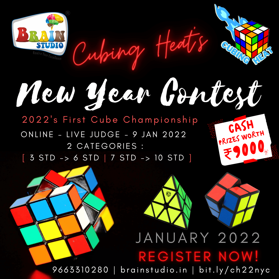 Rubik's Cube New Year Contest 2022 - Brain Studio