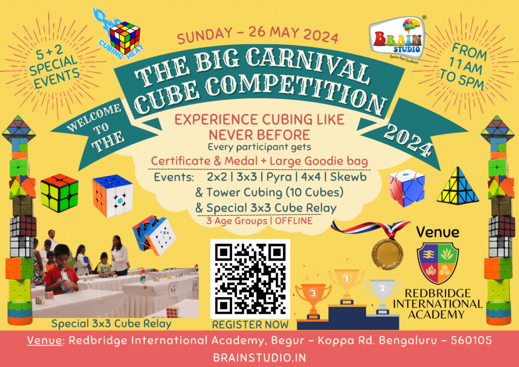 Upcoming events & Cube Competitions - Brain Studio